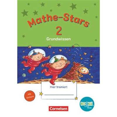 预订【德语】 Mathe-Stars - Grundwissen - BOOKii-Ausgabe - 2. Schuljahr:?bungsheft - Mit L?sungen