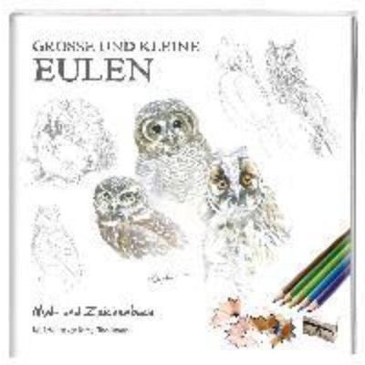 预订【德语】 Große und kleine Eulen:Mal- und Zeichenbuch