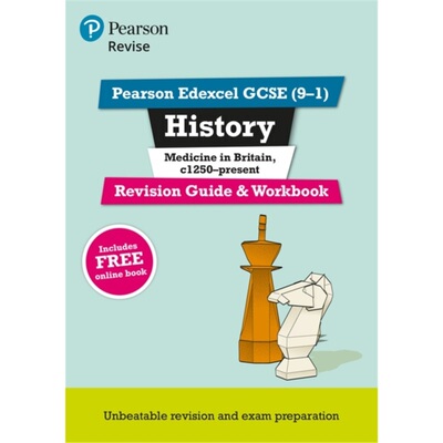 预订Pearson REVISE Edexcel GCSE (9-1) History Medicine in Britain Revision Guide and[9781292169729]