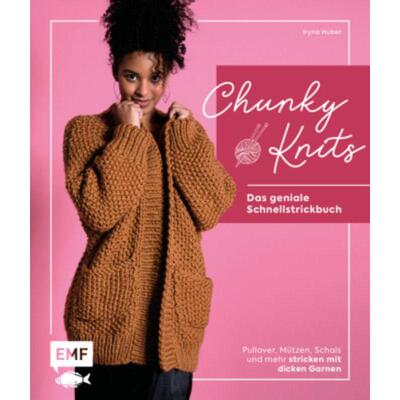 预订不退不换德语 Chunky Knits - das geniale Schnellstrickbuch:Pullover, Mützen, Schals und