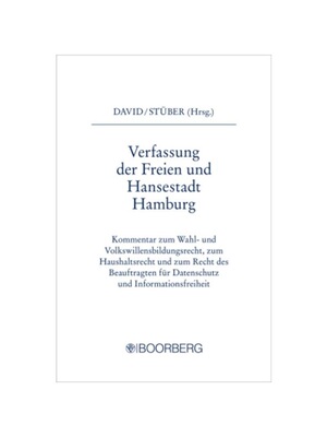 预订【德语】Verfassung der Freien und Hansestadt Hamburg:Kommentar zum Wahl- und Volkswillensbildungsrecht, zum Haushalt