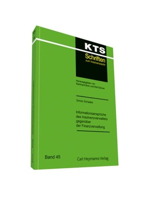 预订【德语】Informationsansprüche des Insolvenzverwalters gegenüber der Finanzverwaltung: