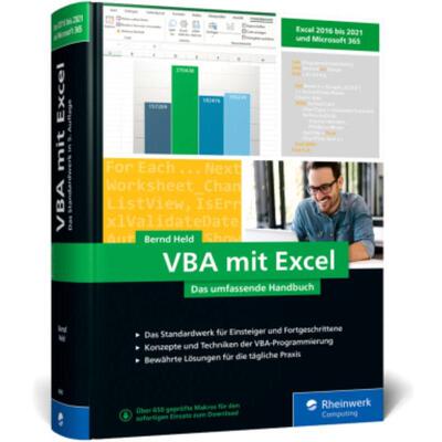 预订【德语】 VBA mit Excel:Das umfassende Handbuch für Einsteiger und fortgeschrittene Anwender.