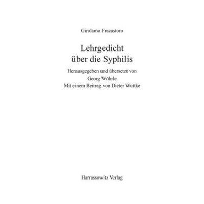 预订【德语】Lehrgedicht uber die Syphilis[9783447033831]