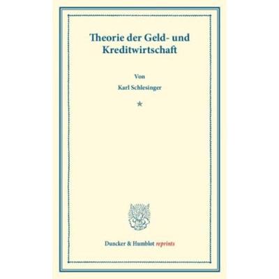 预订【德语】 Theorie der Geld- und Kreditwirtschaft.: