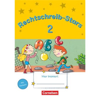 预订【德语】 Rechtschreib-Stars - Neubearbeitung 2018 - 2. Schuljahr:Übungsheft - Mit Lösungen
