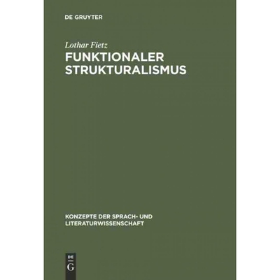 按需印刷不退不换DEG Funktionaler Strukturalismus[9783484220225]