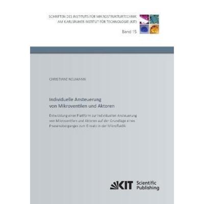 预订不退不换德语 Entwicklung einer Plattform zur individuellen Ansteuerung von Mikroventilen und Akt