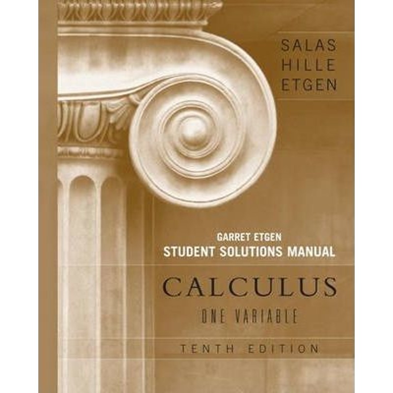 按需印刷Calculus, Student Solutions Manual(Chapters 1- 12)[9780470105535]_虎窝淘