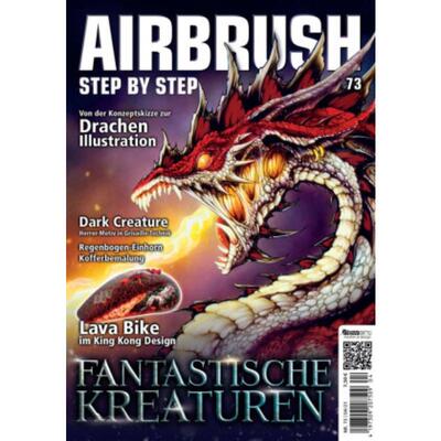 预订【德语】 Airbrush Step by Step 73:Fantastische Kreaturen
