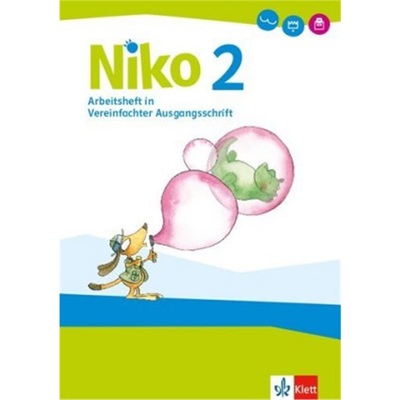 预订不退不换德语 Niko Sprachbuch 2 - Arbeitsheft in Vereinfachter Ausgangsschrift Klass[9783123108617]