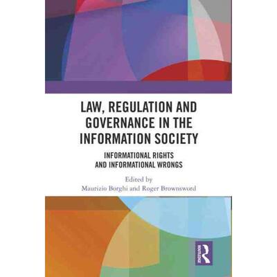 按需印刷不退不换TF Law, Regulation and Governance in the Information Society[9781032122960]