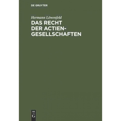 按需印刷DEG Das Recht der Actien Gesellschaften[9783111229454]