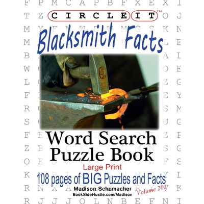 按需印刷Circle It, Blacksmith Facts, Word Search, Puzzle Book[9781945512155]