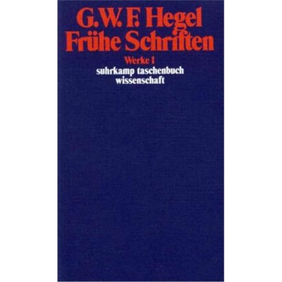 预订【德语】Frühe Schriften: