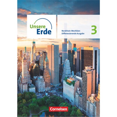 预订【德语】Unsere Erde - Differenzierende Ausgabe - Nordrhein-Westfalen 2021 - Band 3[9783062400094]