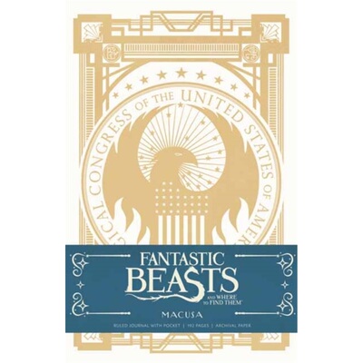 预订不退不换Fantastic Beasts and Where to Find them: MACUSA Hardcover Ruled Journal[9781608879304]