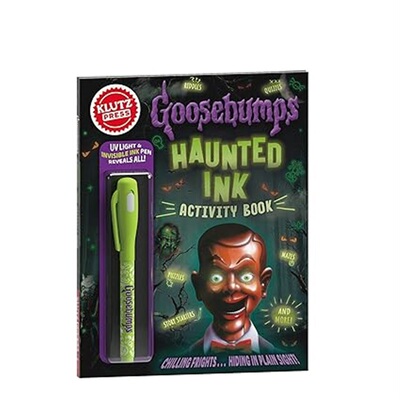 现货Goosebumps Haunted Ink Activity Book[9781546134145]