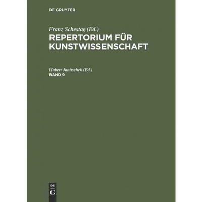 按需印刷DEG Repertorium für Kunstwissenschaft. Band 9[9783111208862]