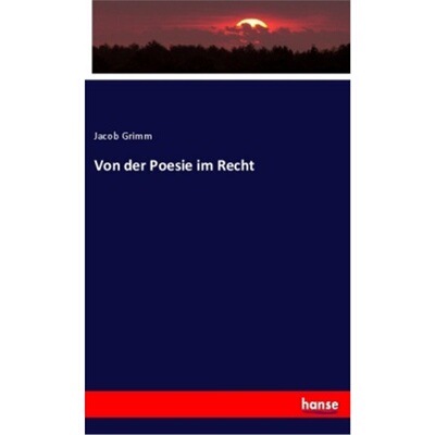预订【德语】Von der Poesie im Recht[9783337858063]