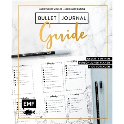 预订【德语】Journalspiration - Bullet-Journal-Guide:Gestalte deinen persönlichen Planer: Pl