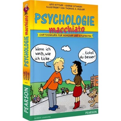 预订【德语】Psychologie macchiato:Cartoonkurs für Schüler und Studenten