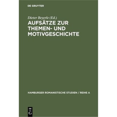 预订【德语】Aufsatze zur Themen- und Motivgeschichte[9783110998566]