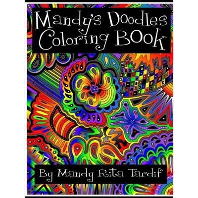 按需印刷不退不换Mandy's Doodles Coloring Book[9781329206748]