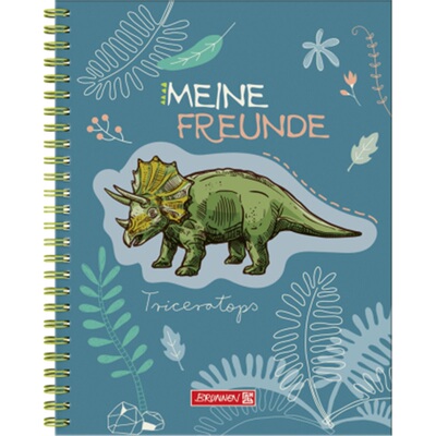 预订【德语】 Brunnen Freundebuch Dinosaurier[4061947038750]