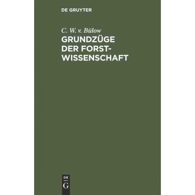 按需印刷DEG Grundzüge der Forstwissenschaft[9783111103808]