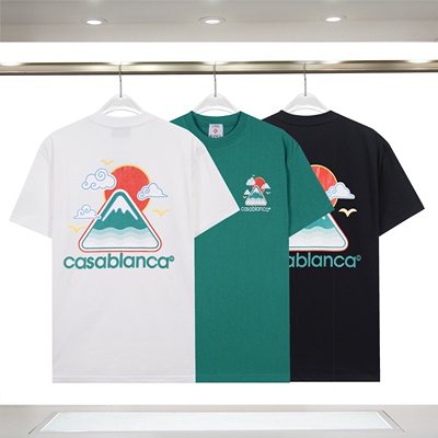 Casablanca卡萨布兰卡280gsm短袖T恤重磅纯棉小众潮牌宽松高街tee