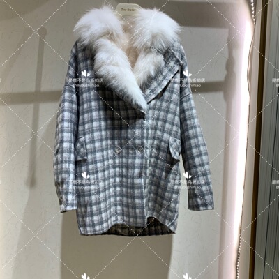 anyspoor女装国内代购貉子毛草