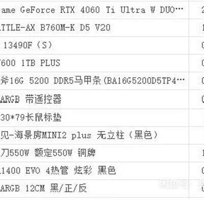 议价13490f主机可维修