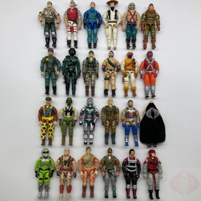 26.8.12 特种部队GIJOE 老版 散人 兵人 皮筋人 霹雳人 特价3