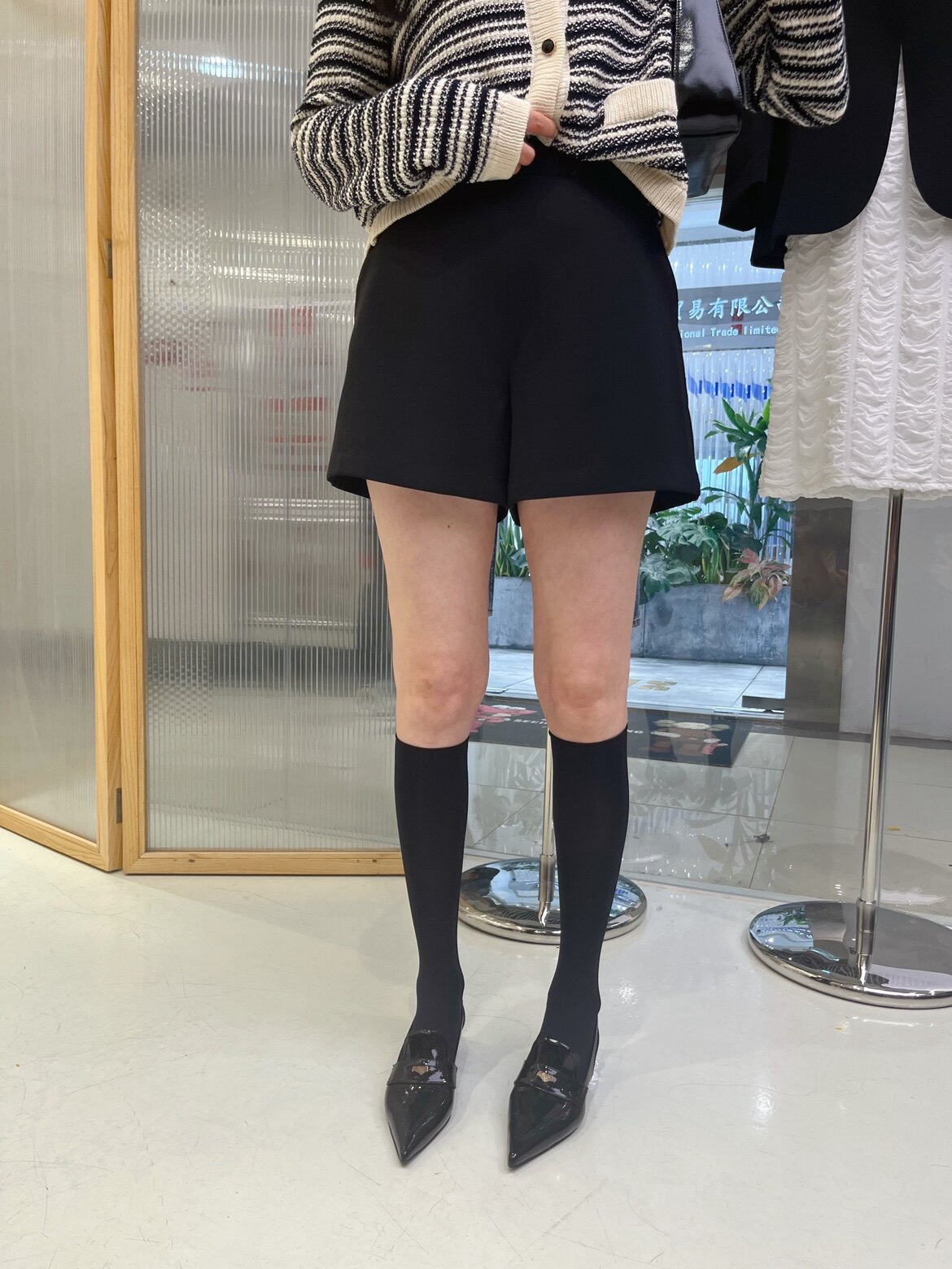 widelia2025春夏新款韩版宽松显瘦百搭松紧腰休闲阔腿短裤女7063