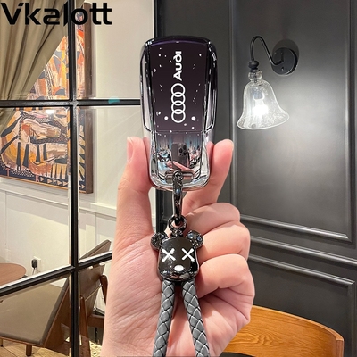 24款奥迪A4L钥匙套A6L/Q5L/A3L车q3/q7壳Q2L/A7L扣a8/q4etron专用