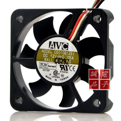 原装 AVC C5010B12EV 5CM 5010 12V 0.08A  超薄 超静音 CPU 风扇