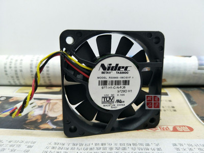 原装正品 NIDEC 6015 R33965-58CIS1F 12V 0.16A 6CM 3线散热风扇