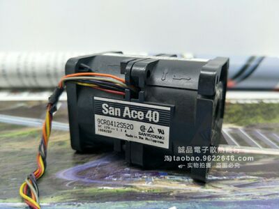 原装三洋SanAce 9CR0412S520 4056 12V 1.1A服务器工控机专用风扇