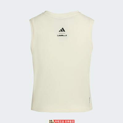 Adidas/阿迪达斯官方正品2025女士字母印花透气运动训练T恤KT6898