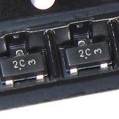 BC849CLT1G  SOT23 丝印2C 通用三极管 贴片三极管 电子元器件