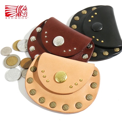 植鞣牛皮休闲男女零钱包硬币包