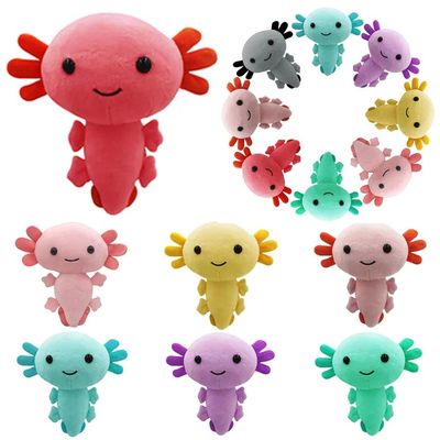 Kawaii Axolotl Plush Toy Cartoon Cute Animal Stuffed Plushie