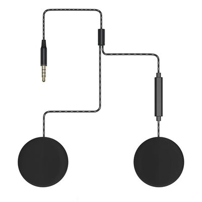 Motorcycle Helmet Headset Dual Speakers Braided Earbud Headp