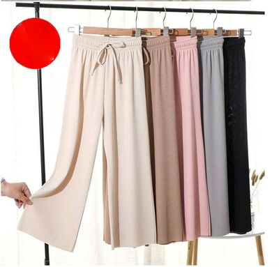 wide leg pant Korean version of the wild nine pants loose wi