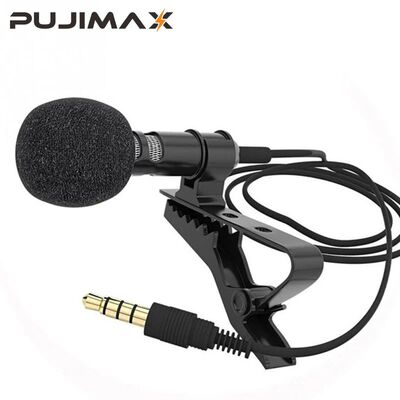 PUJIAMX 3.5 mm Microphone Clip Tie Collar for Mobile Phone S