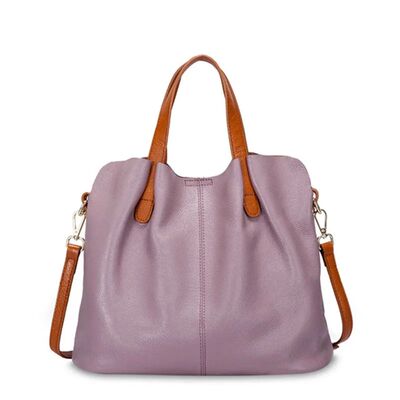 Genuine Leather Women's Bags Fashion Commute Handbags Solid