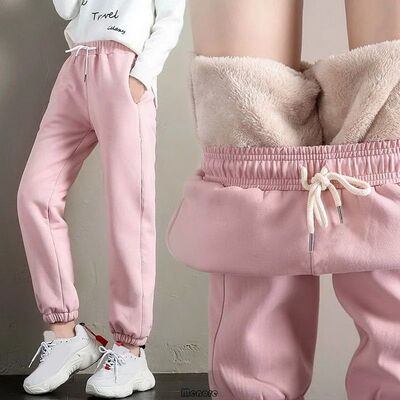 New Thick Fleece Guard Pants Women Casual Harlan Pants Versa