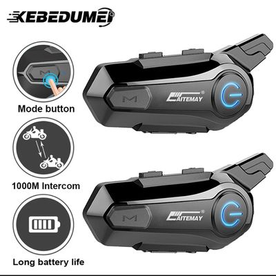 1/2Pcs Bluetooth Intercom Motorcycle helmet bluetooth headse