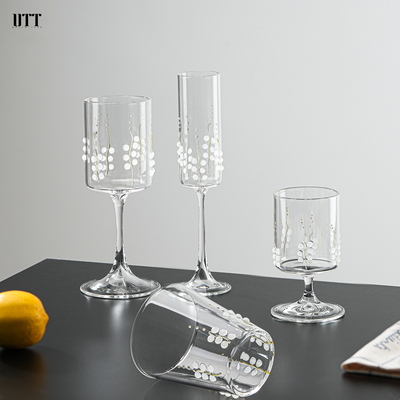 酒杯设计感小众玻璃杯子乔迁礼物